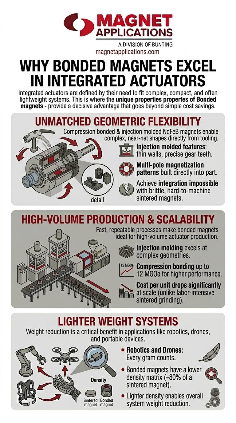 Bonded vs. Sintered Magnets: A Cost Analysis for Integrated Actuators